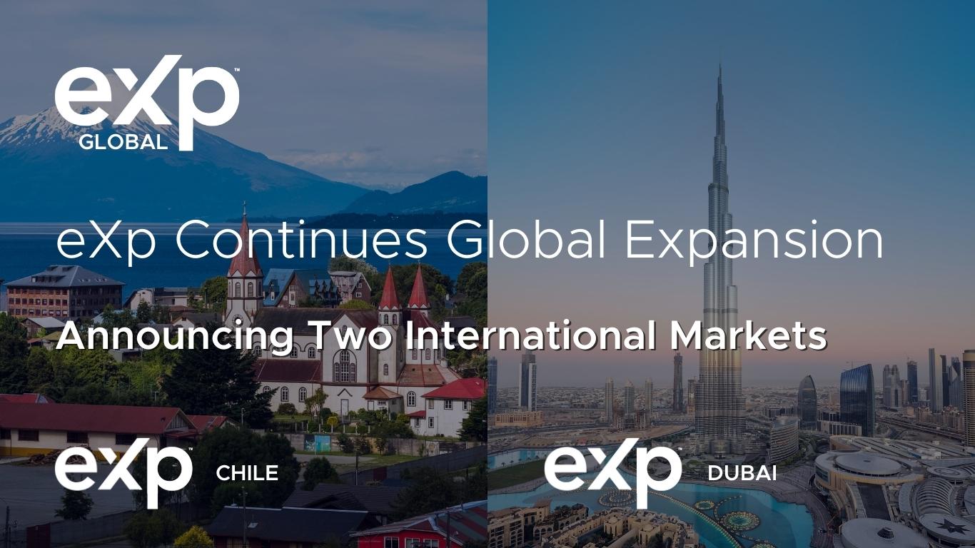 eXp Continues Global Expansion, Announcing Two New International ...